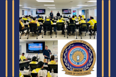 Code of Excellence Training at IBEW Local 659! - International ...