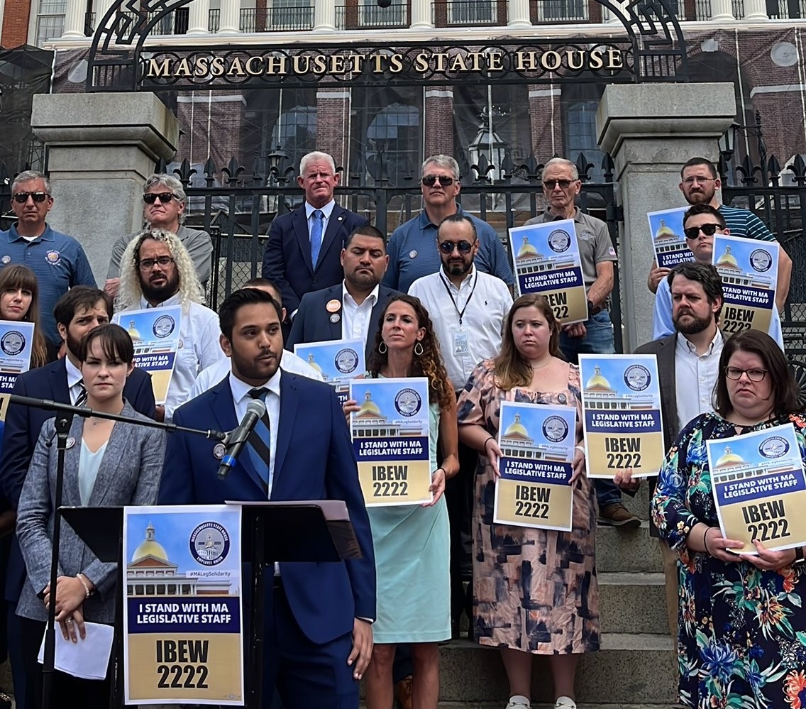 Mass. Legislature Considering Bill to Allow Staff to Join IBEW - International Brotherhood of ...