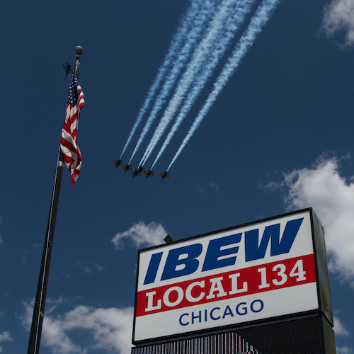 Chicago Member Snaps Pics of Blue Angels Flyover - International ...